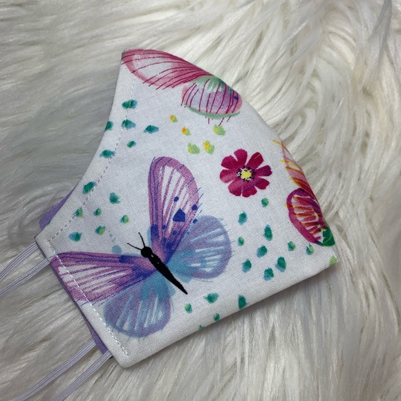 Hand Crafted | Accessories | Butterfly Face Mask Reversible Reusable ...